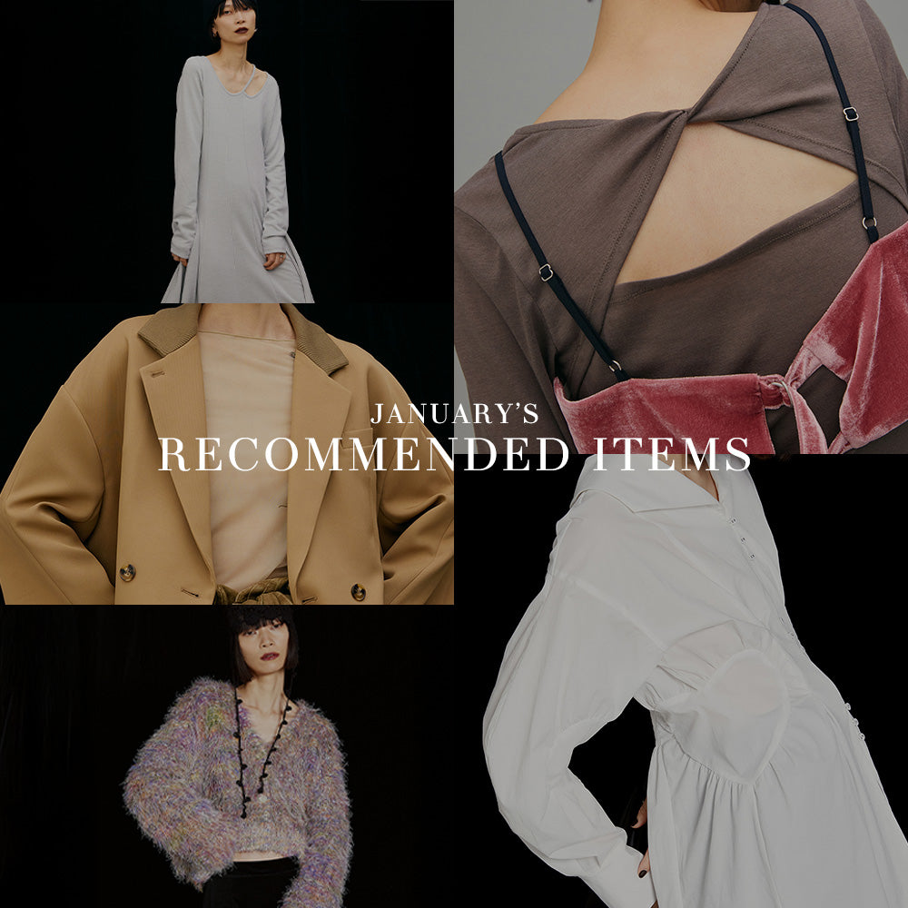 JANUARY'S RECOMMENDED ITEMS