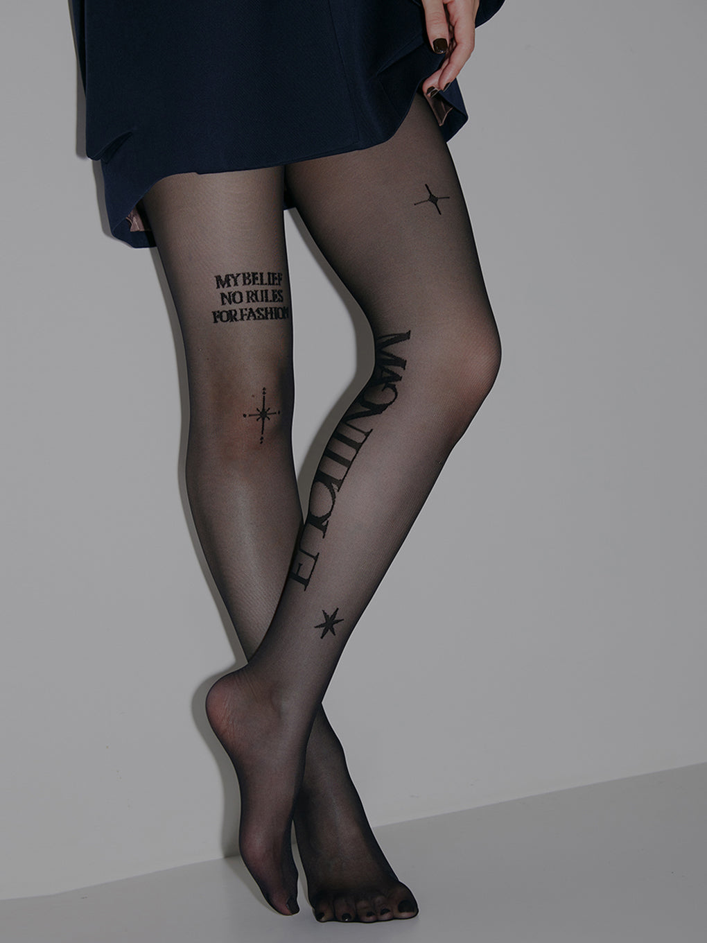 Tabio×Ameri MAGNITIQUE TATOO TIGHTS