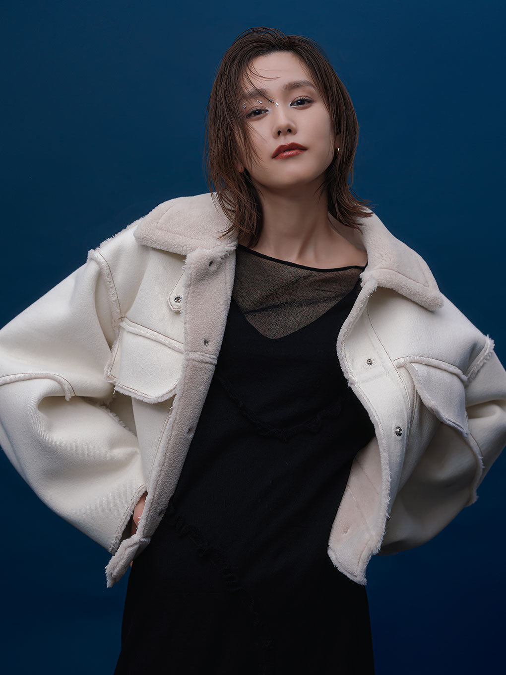 MIREI KIRITANI × AMERI SISTER BOA JACKET