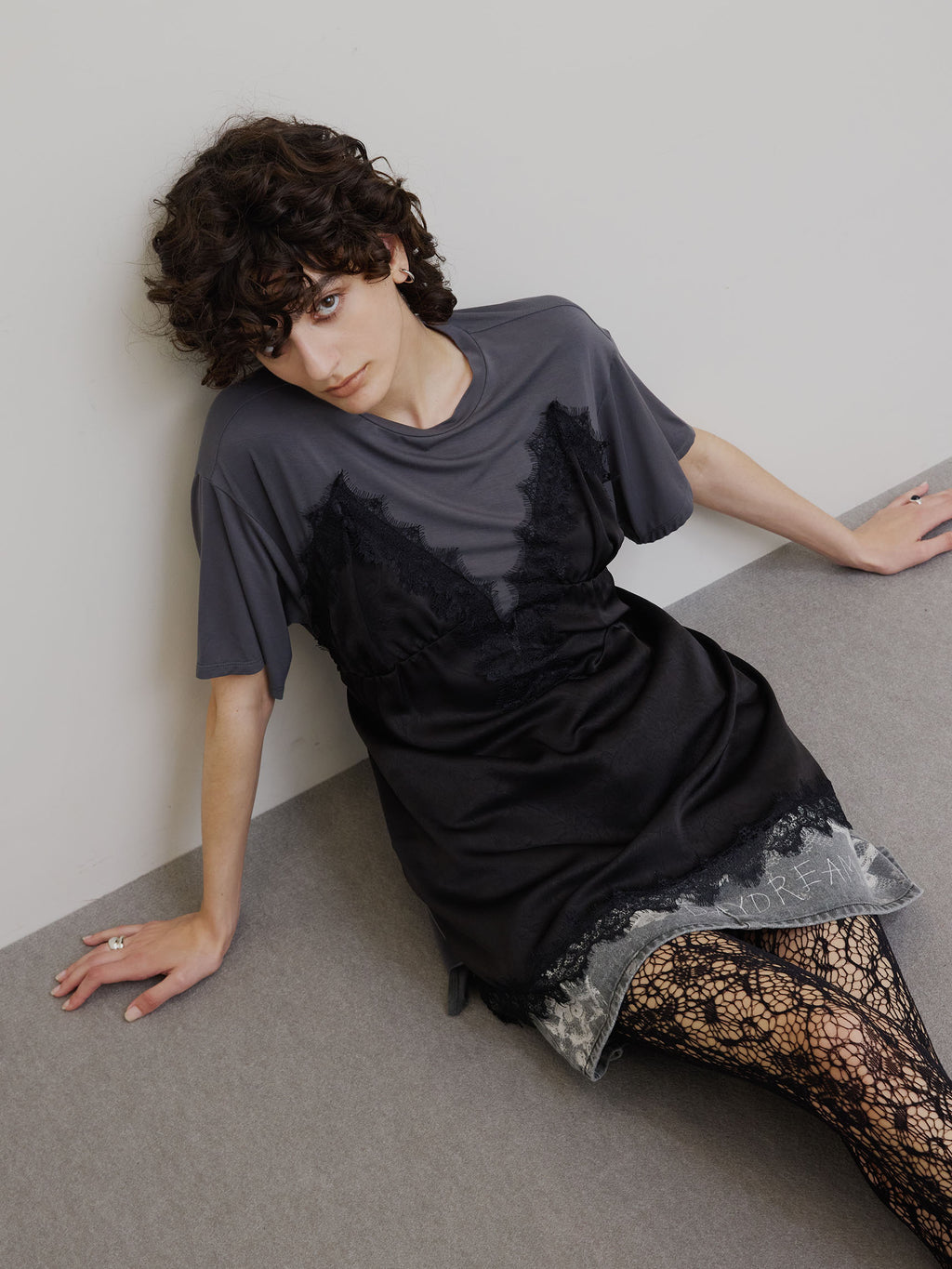 MEDI SATIN DOCKING TUNIC TEE