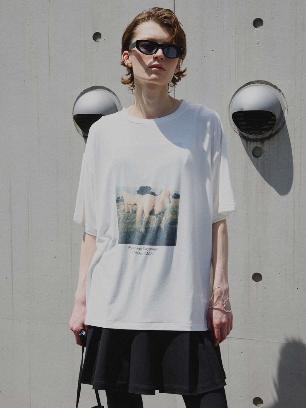 Silvia Conde Oliván×Ameri OVERSIZE TEE