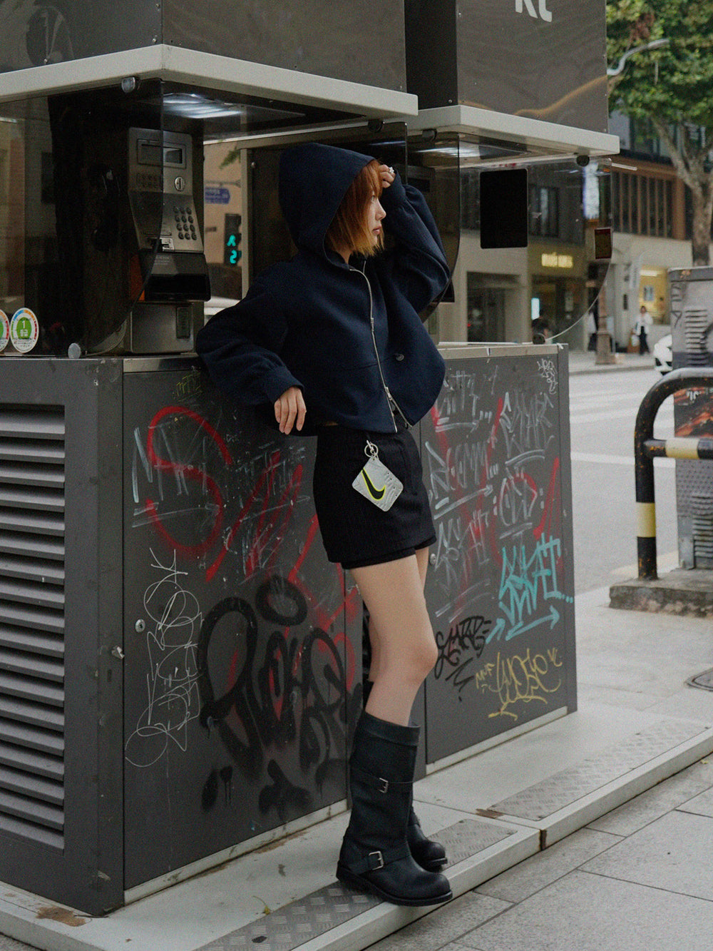BONBOM×Ameri BONDING CORSET PARKA