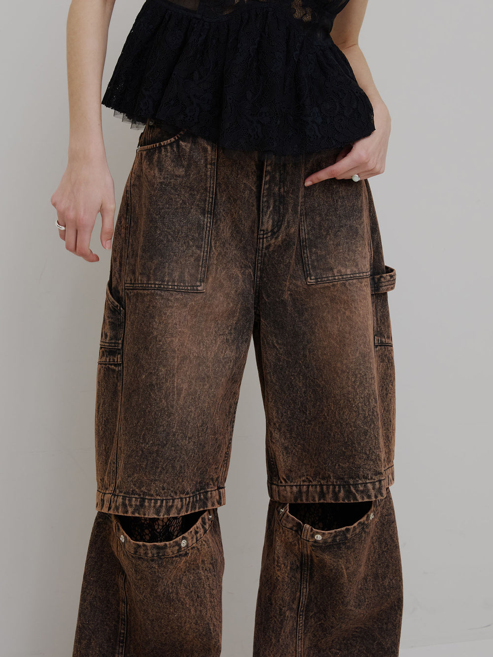 MEDI 2WAY REMOVE DENIM PANTS