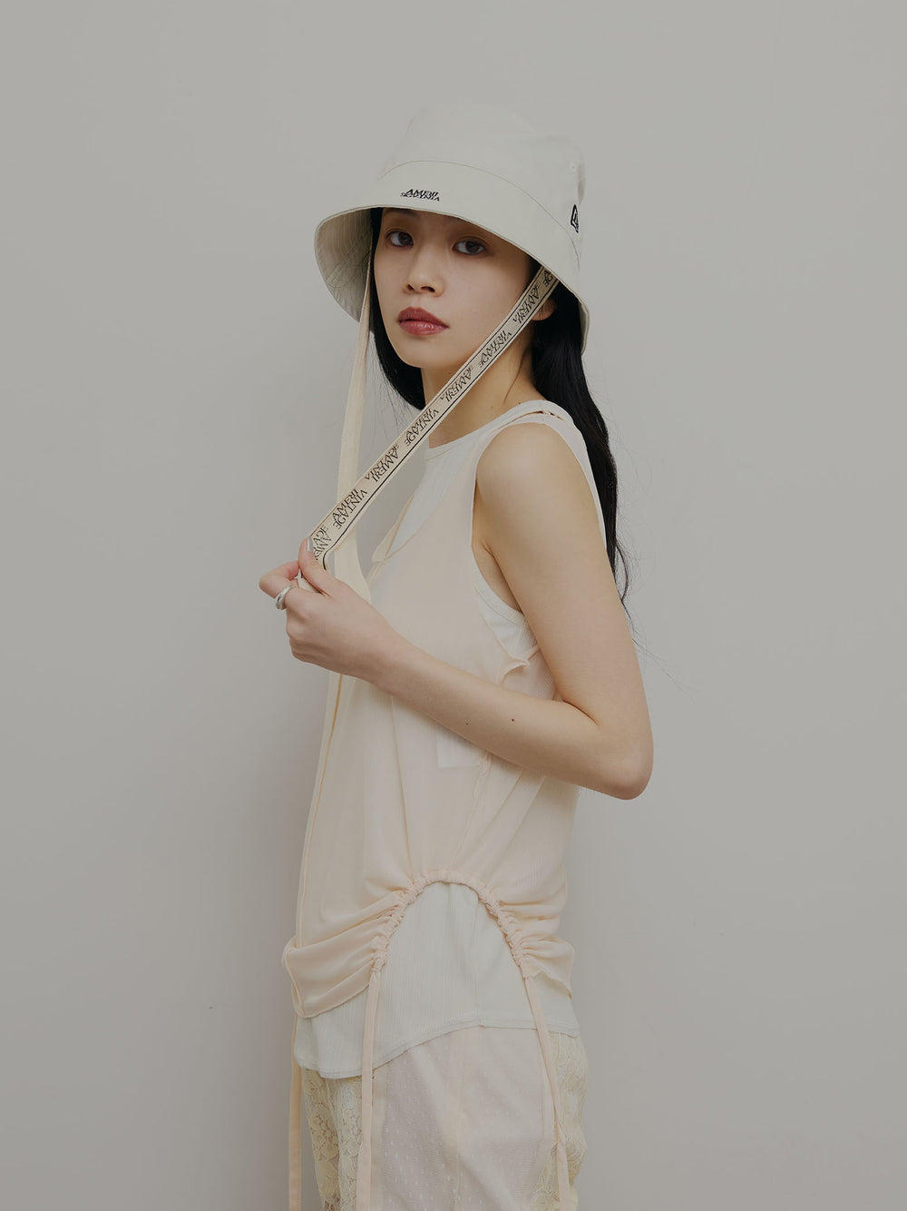 NEW ERA×Ameri LOGO TAPE BUCKET HAT